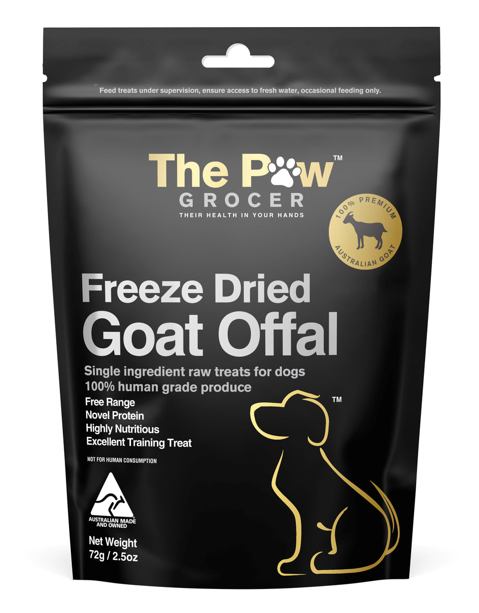 The Paw Grocer - Freeze Dried Goat Offal - Novel Protein Great for Tho ...