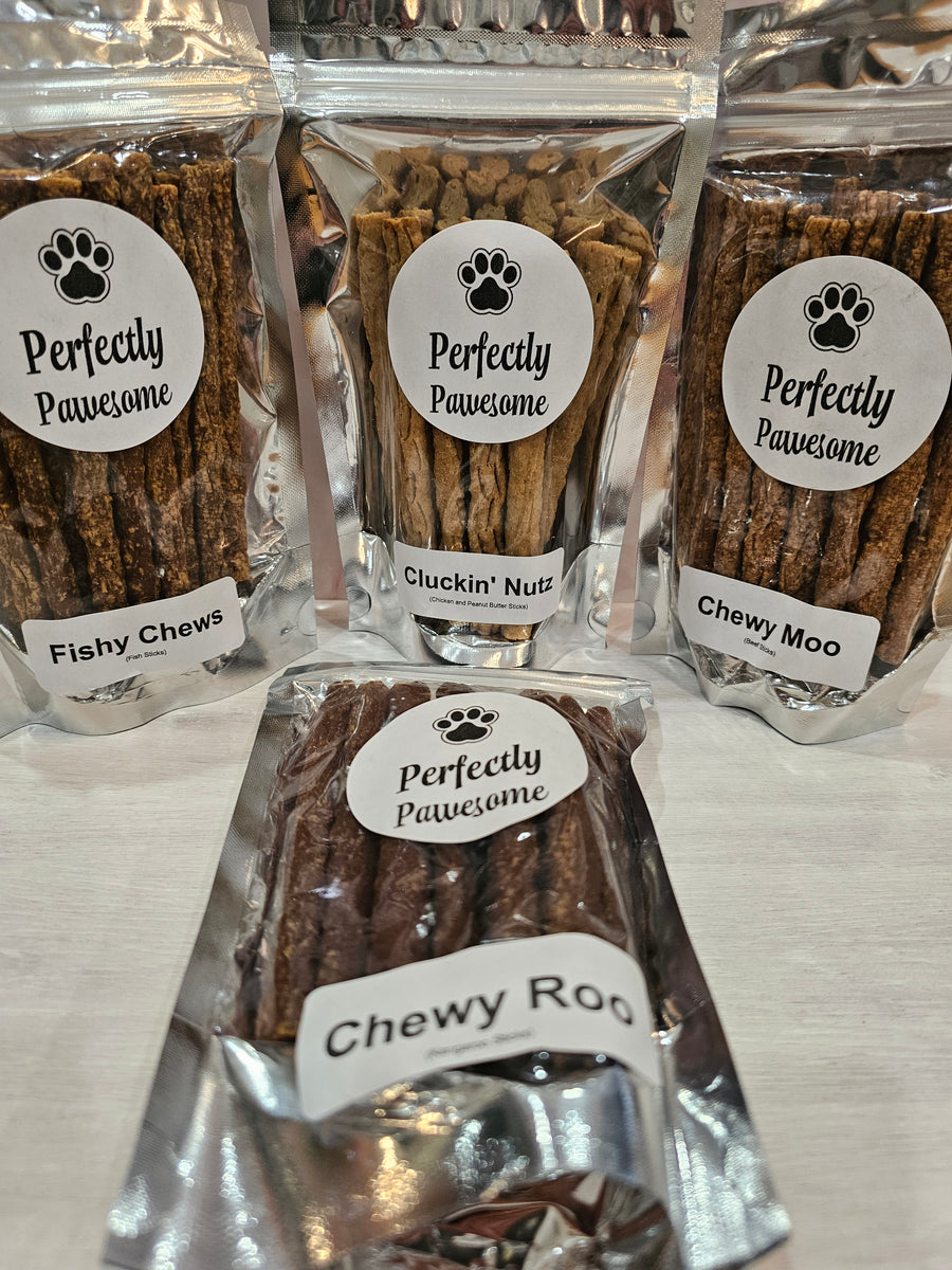 Chewy Sticks - Dog Training Treats – Perfectly Pawesome