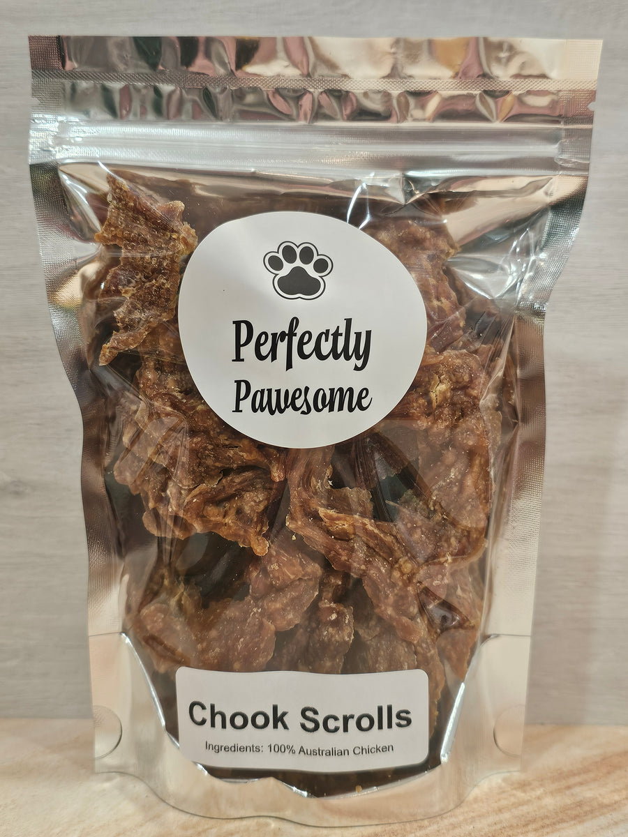 Chook Scrolls - Tasty Morsels Your Pooch will Love – Perfectly Pawesome