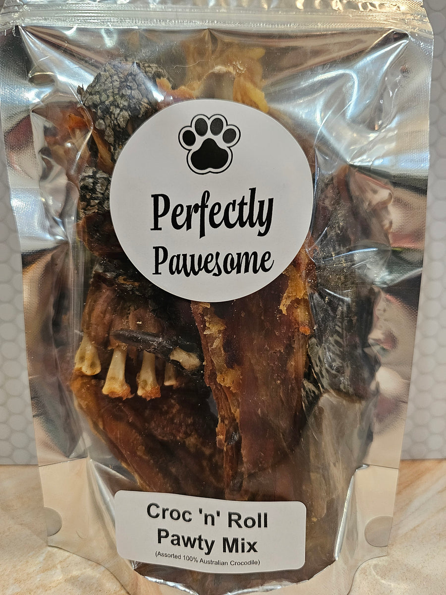 Croc 'n' Roll - Pawty Mix - Novel Protein Snacks for Dogs - Great for ...