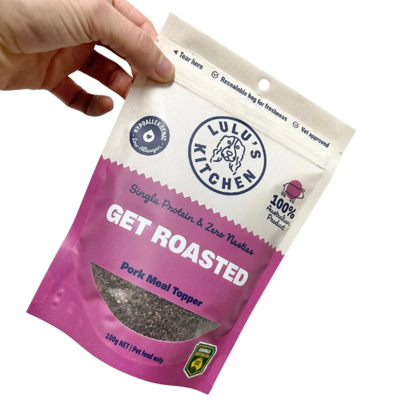 Lulu's Kitchen Get Roasted - Pork Meal Topper - Tail Waggin' Roasted ...