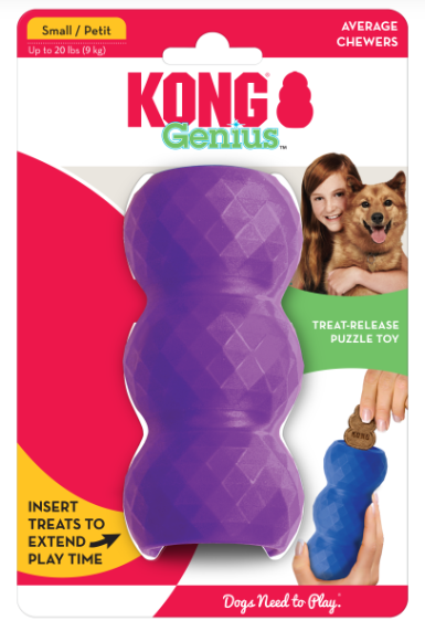 KONG Genius Mike Treat Dispensing Puzzle Toy to Stimulate Your Dogs Cu ...