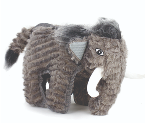 Ruff Play Plush Buddies Extra Tuff Mammoth Durable Dog Toy – Perfectly ...