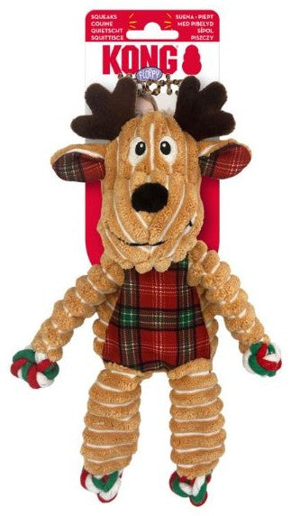 KONG Christmas Holiday Floppy Knots Dog Toy Small/Medium Assorted Colo ...